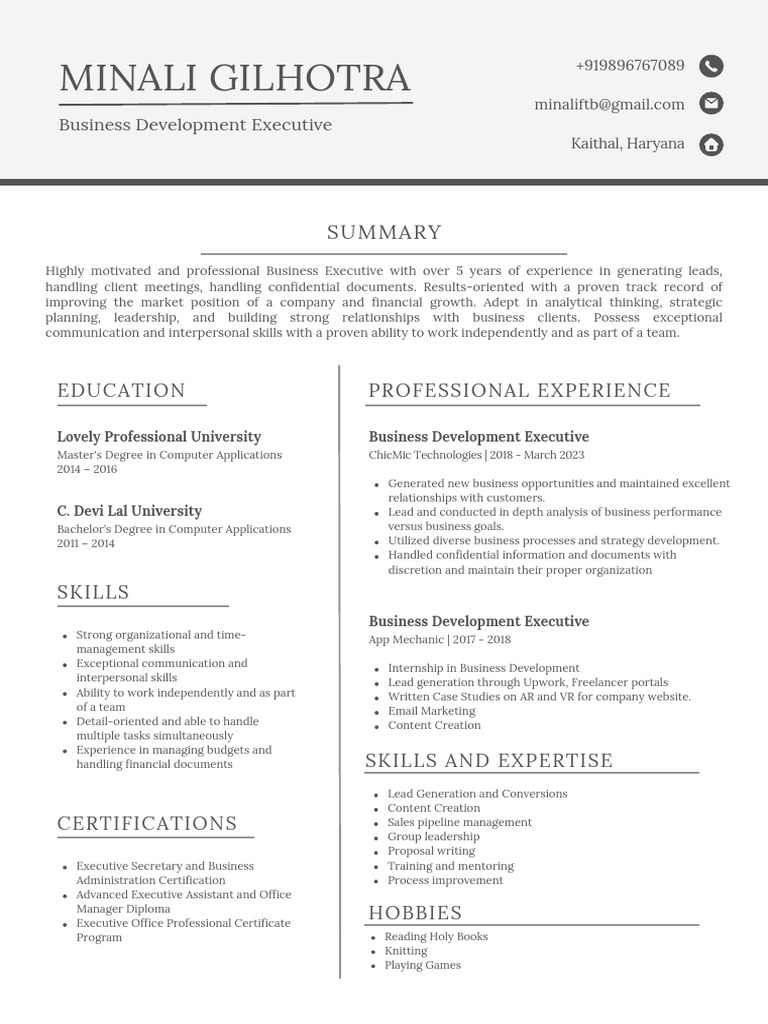 Updated Resume | PDF | Business