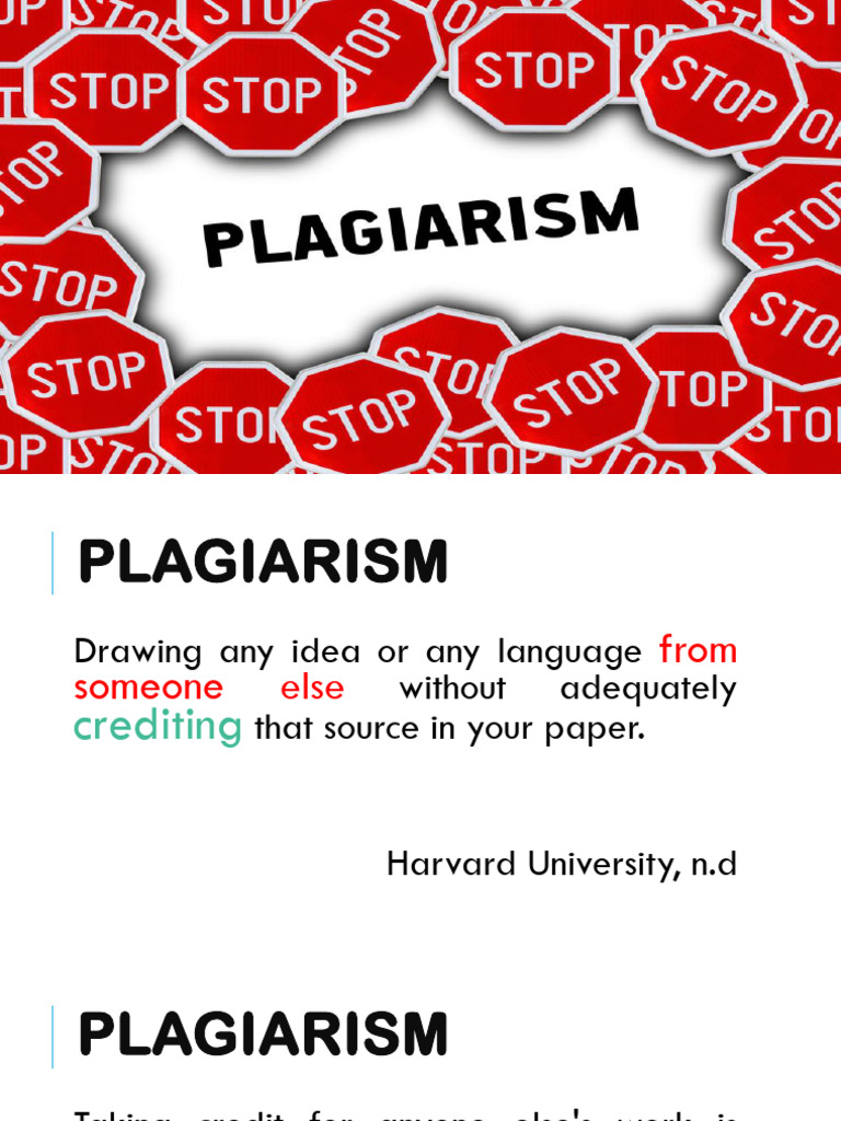 How To Avoid Plagiarism | PDF | Plagiarism | Citation