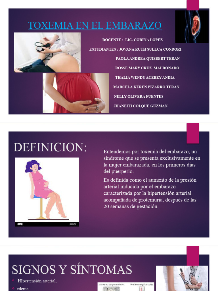 TOXEMIA EN EL EMBARAZO | Descargar gratis PDF | El embarazo ...