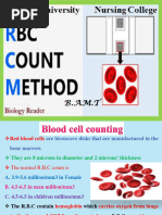 Manual Blood Cell Counting Guide | PDF | Red Blood Cell | Anemia