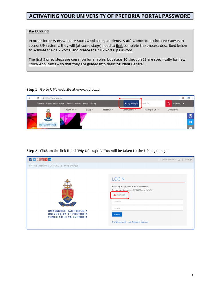 Up Portal Password Revision 2019 08.Zp178977 | PDF | Password | Login