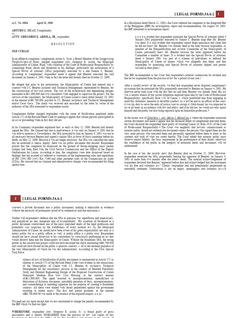 Cases Compiled Legal Forms | PDF | Notary Public | Deed