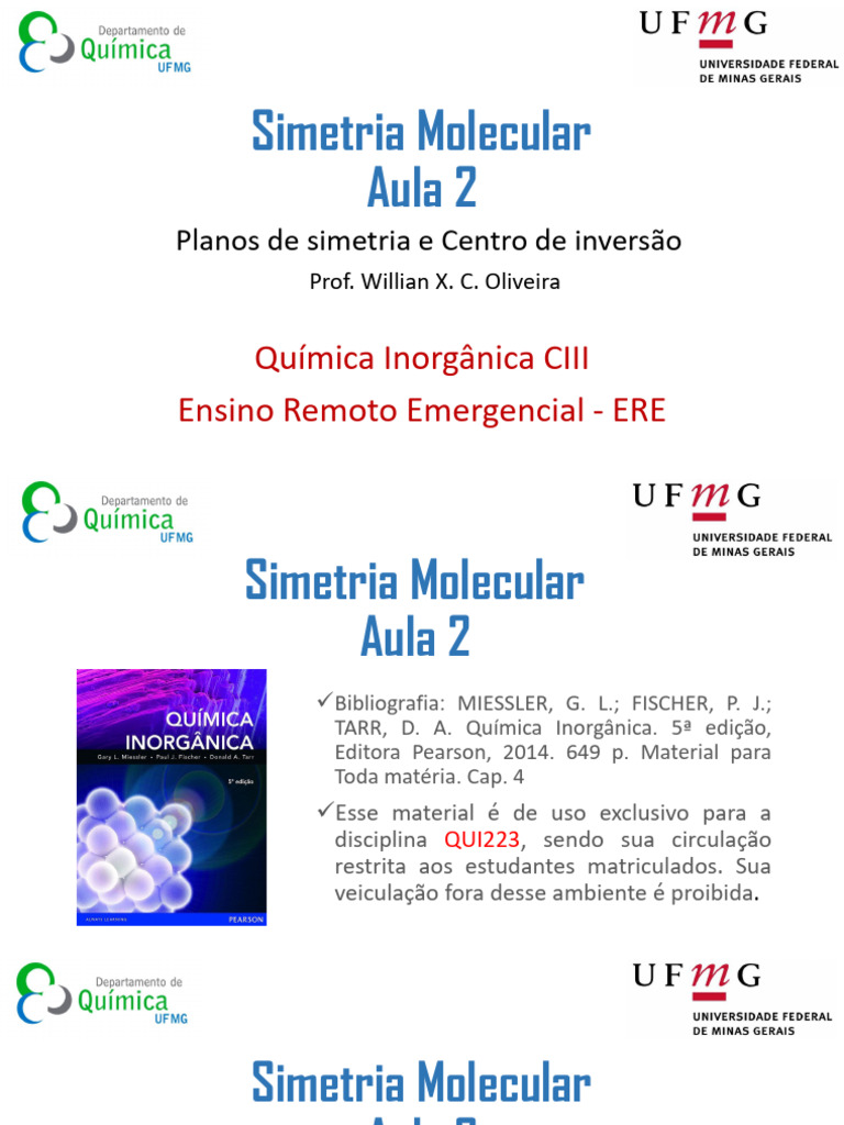 Simetria Molecular 2 | PDF | Simetria | Química