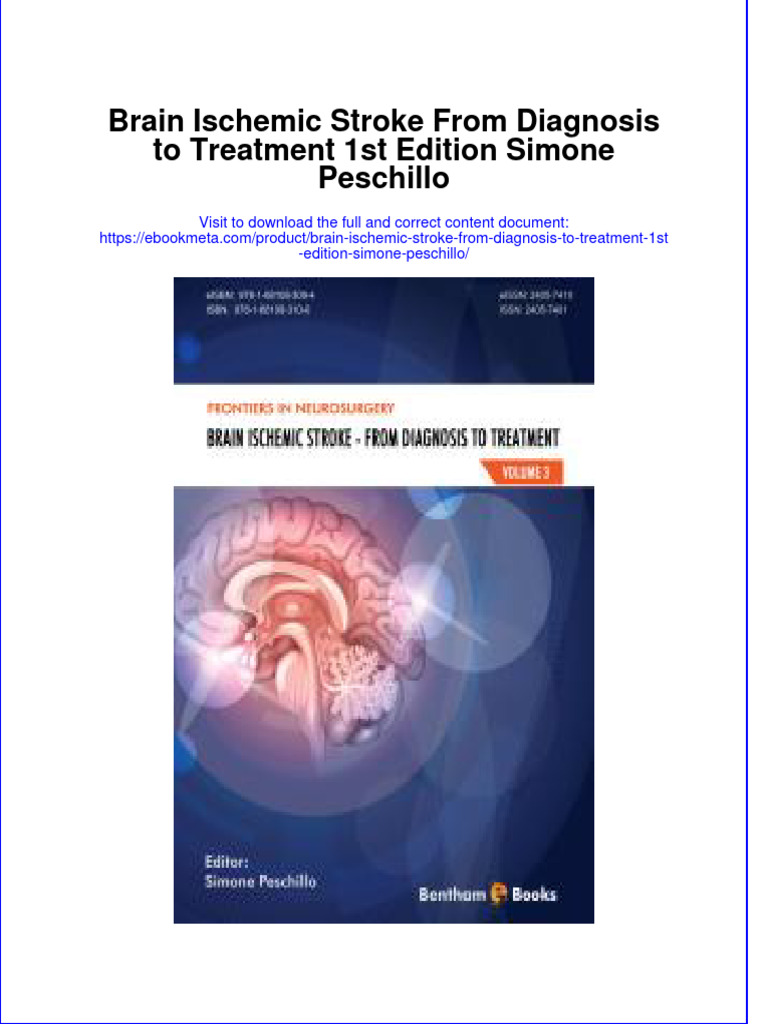 Dơnload Brain Ischemic Stroke From Diagnosis To Treatment 1st Edition Simone Peschillo Full ...