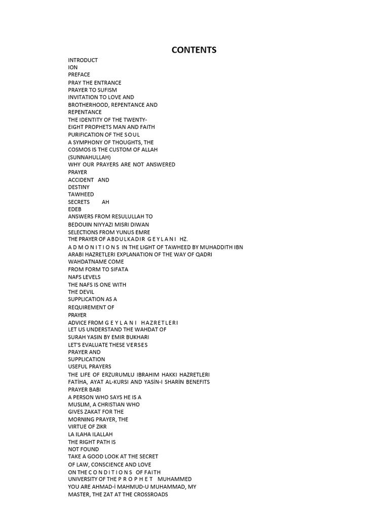 Study at The School of Wisdom | PDF | God In Islam | Prophets And ...