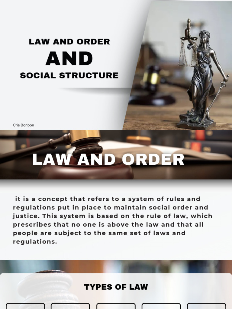 Law and Order and Social Sttructure | PDF | Rule Of Law | Society