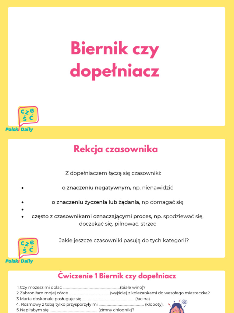 B2 Biernik Czy Dopelniacz 1 | PDF