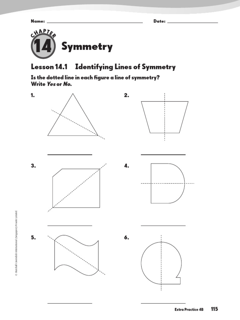 Math Grade 5 - Symmetry | Download Free PDF | Symmetry | Geometry