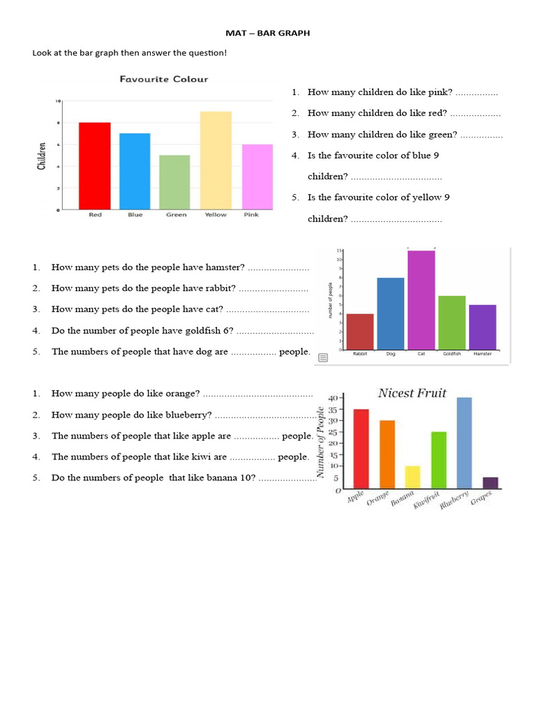 Math - Bar Graph | PDF