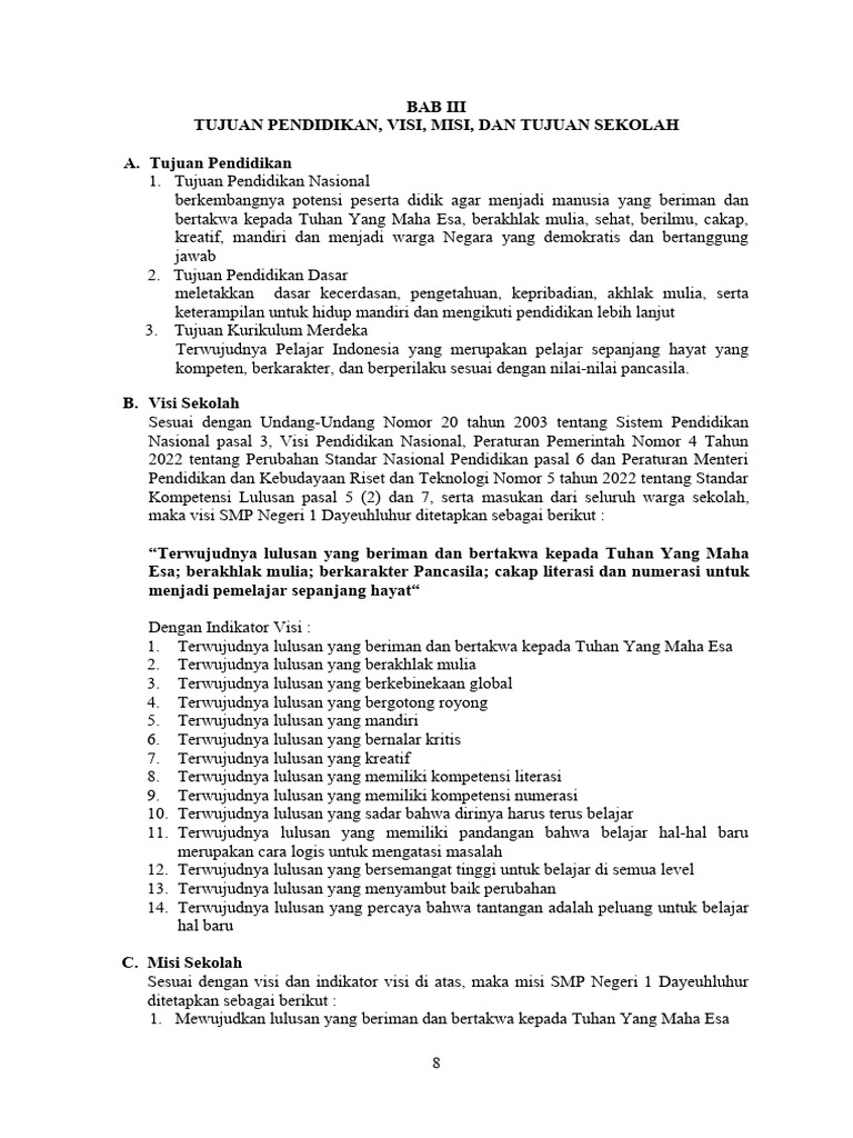 Contoh Kosp Bab Iii | PDF