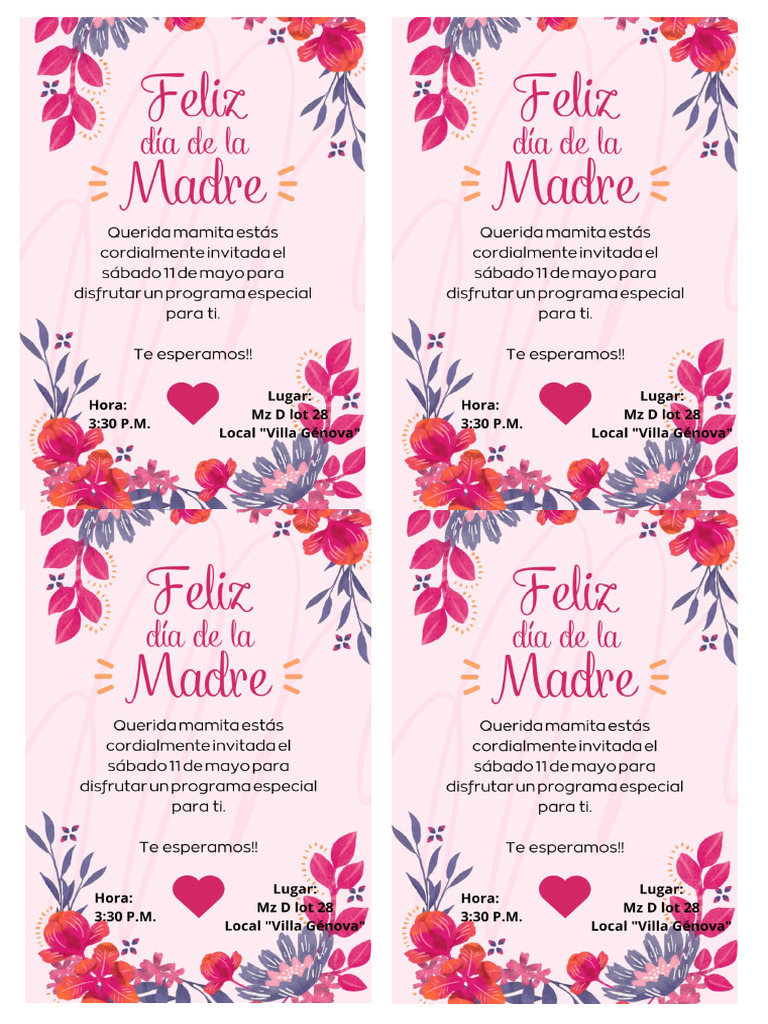 Dia De Lka Madre Pdf