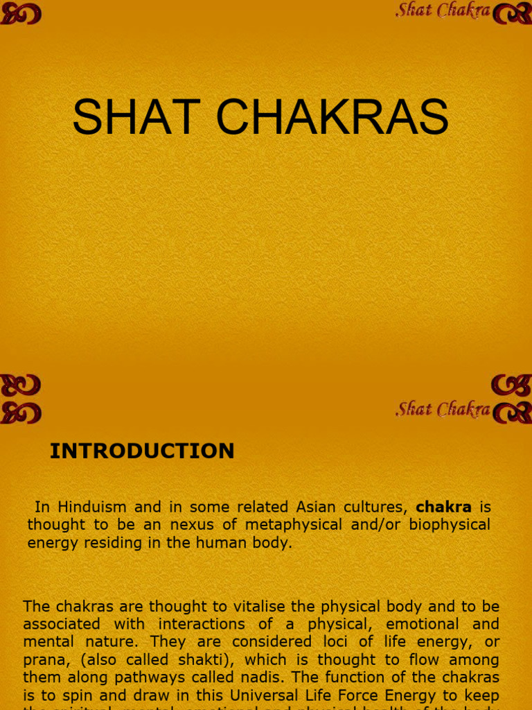 Shat Chakra | PDF | Chakra | Anatomy