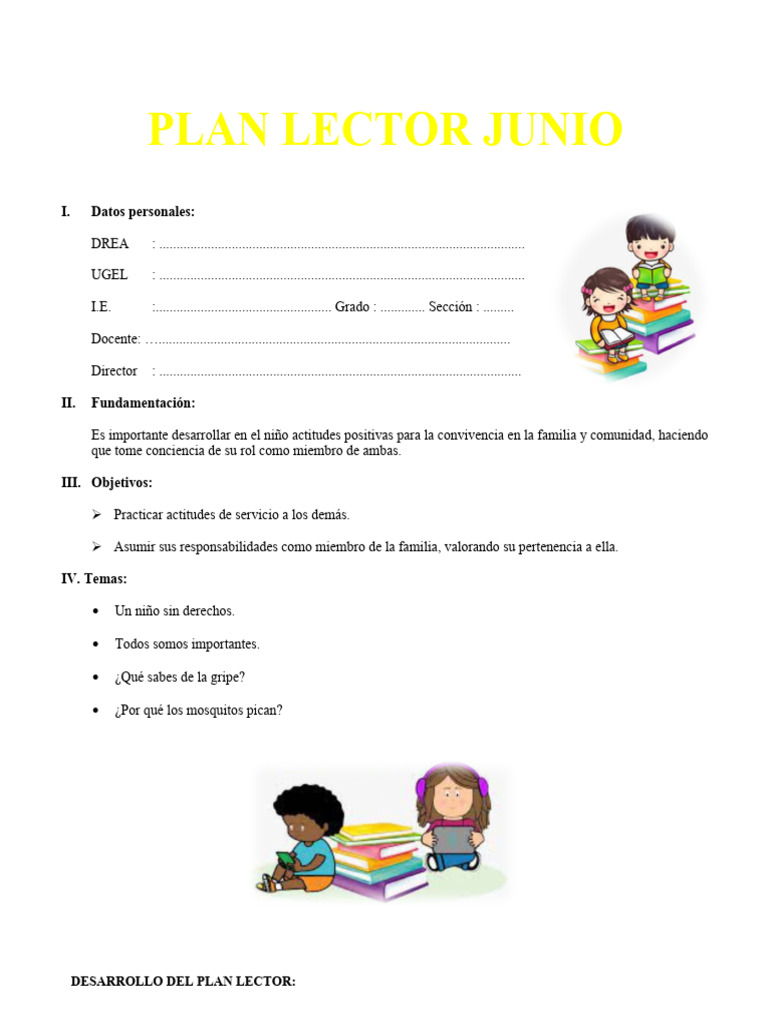 5° Plan Lector - Junio | PDF | Influenza | Araña