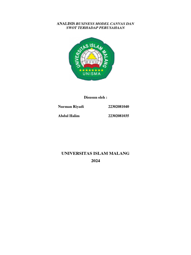 Analisis BMC dan SWOT Hygiëne Soap | PDF | Bisnis