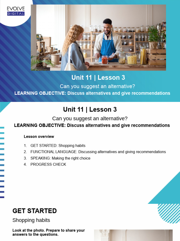 EvDg TC IN L4 U11 l03 Lesson | PDF | Self-Improvement
