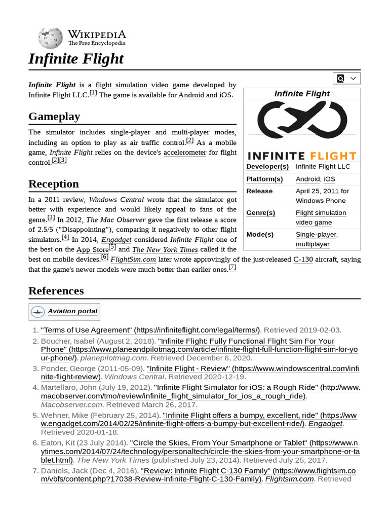 Infinite_Flight | Download Free PDF | Ios | Android (Operating System)