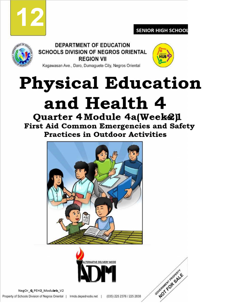 Edited ADM For P.E. Health Q4 W 1 2 | PDF | Camping | Knee