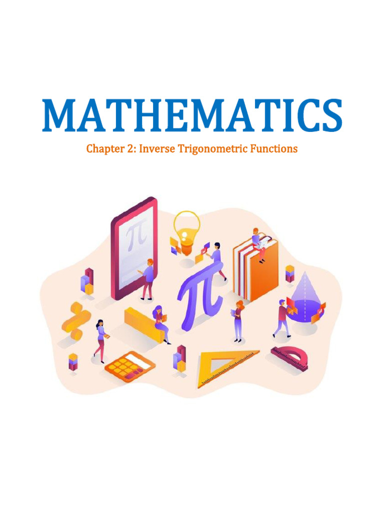 Inverse Trigonometric Functions Pdf Trigonometric Functions Function Mathematics