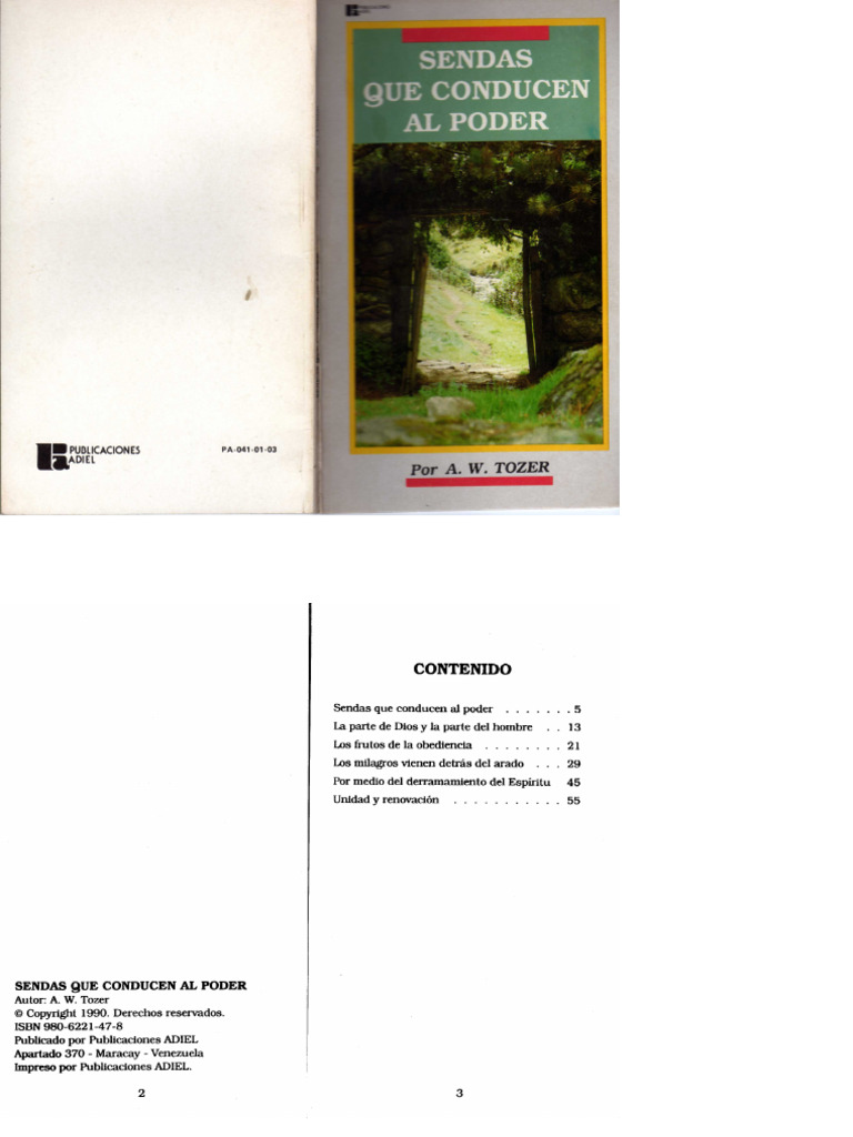 Sendas Que Conducen Al Poder | PDF