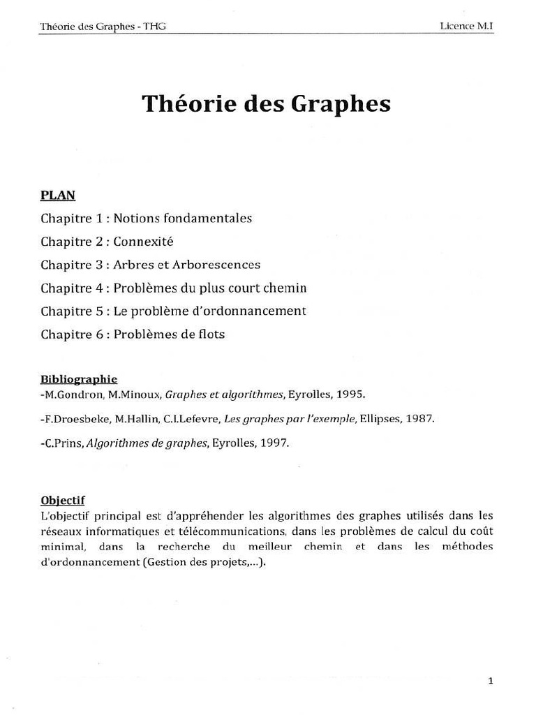 Theorie-Des-Graphe Chap1 | PDF