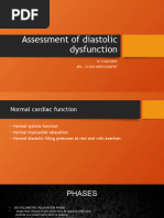 Echocardiographic Diastolic Function Guide | PDF | Diastole | Heart