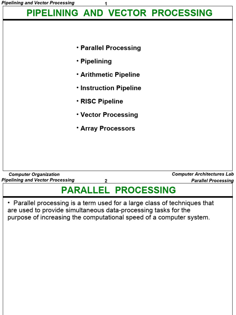 Pipelining | PDF | Parallel Computing | Central Processing Unit Pipelining | PDF | Parallel Computing | Central Processing Unit