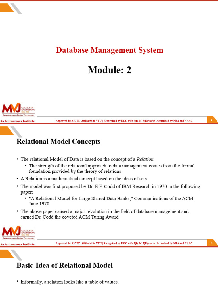 Relational Model Concepts Guide | PDF | Relational Database | Relational Model