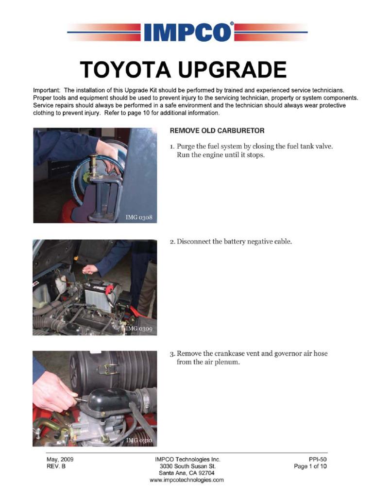 Toyota Upgrade | PDF
