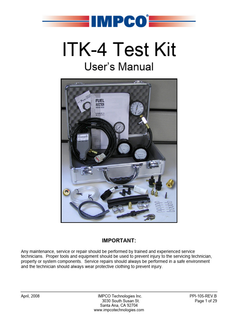 Itk 4 | PDF | Pressure Measurement | Installation (Computer Programs)