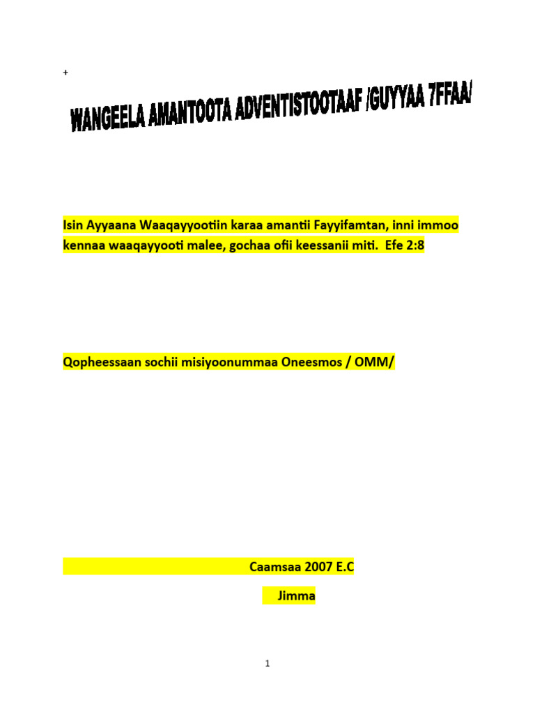 Adventisti Evagilism | PDF