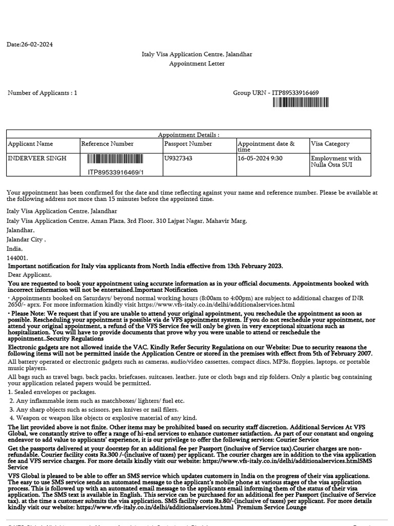 © VFS Global. All Rights Reserved. Manage Appointment - Contact Us ...