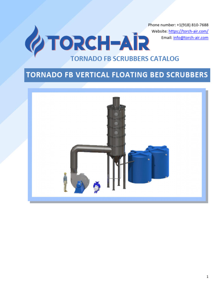 Tornado FB Vertical Floating Bed Scrubbers | PDF | Zinc | Chromium