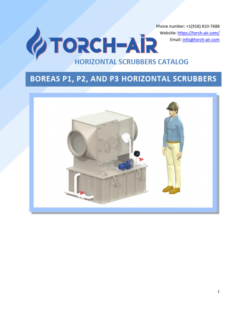 Boreas p1, p2, and p3 Horizontal Scrubbers | PDF | Chlorine | Sodium Hydroxide