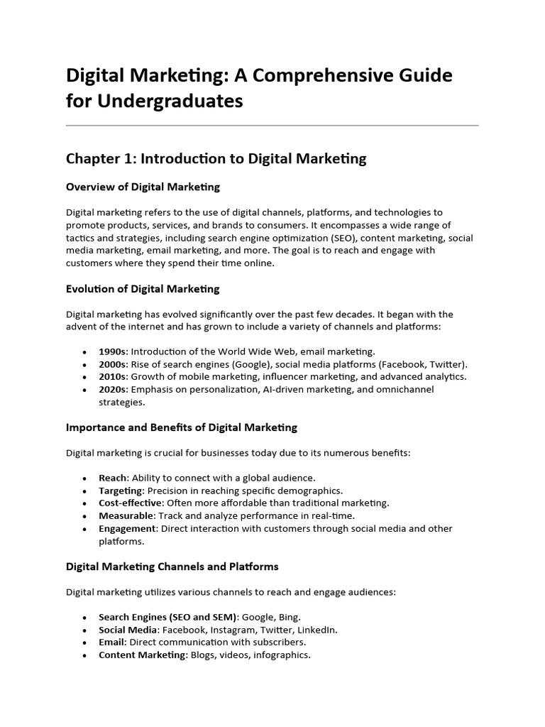 Digital Marketing Text Book | PDF | Digital Marketing | Popular Culture ...