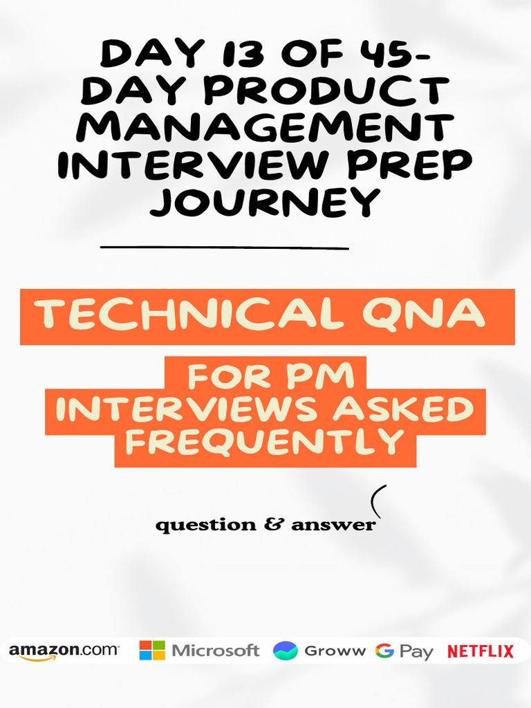 PM Interview Prep: API & Website Speed Insights | PDF | Websites ...