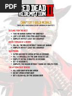 RDR2 Complete Checklist | PDF | Hide (Skin) | Fur