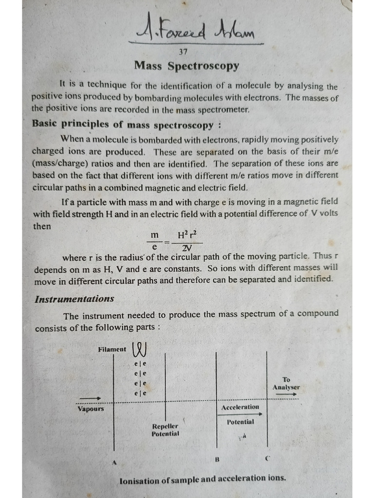 Mass Spectros | PDF
