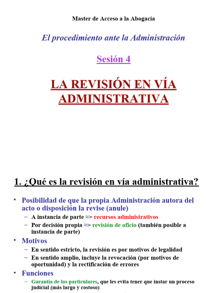 Revisión en Vía Administrativa | PDF | Ley Pública | Judicaturas