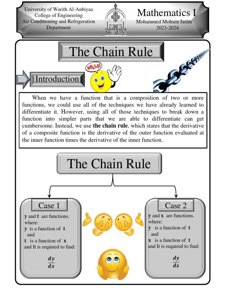 The Chain Rule | PDF | Derivative | Function (Mathematics)