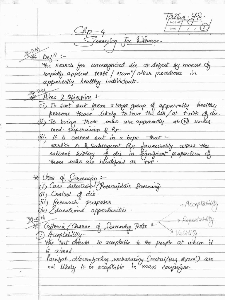 PSM - Hand Written Notes - Part-1 - by Taiba | PDF