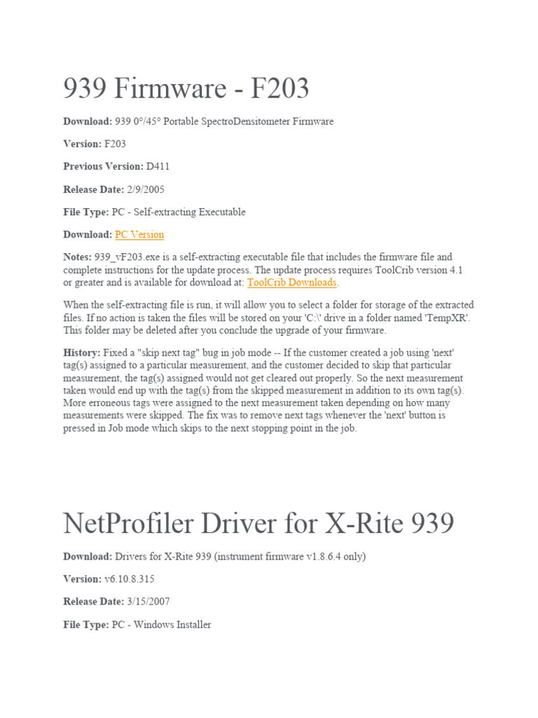 939 Firmware | PDF | Computer File | Installation (Computer Programs)