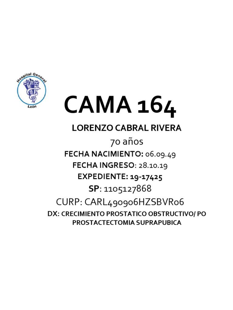 INGRESO RTUP | PDF | Cancer de prostata | Medicina