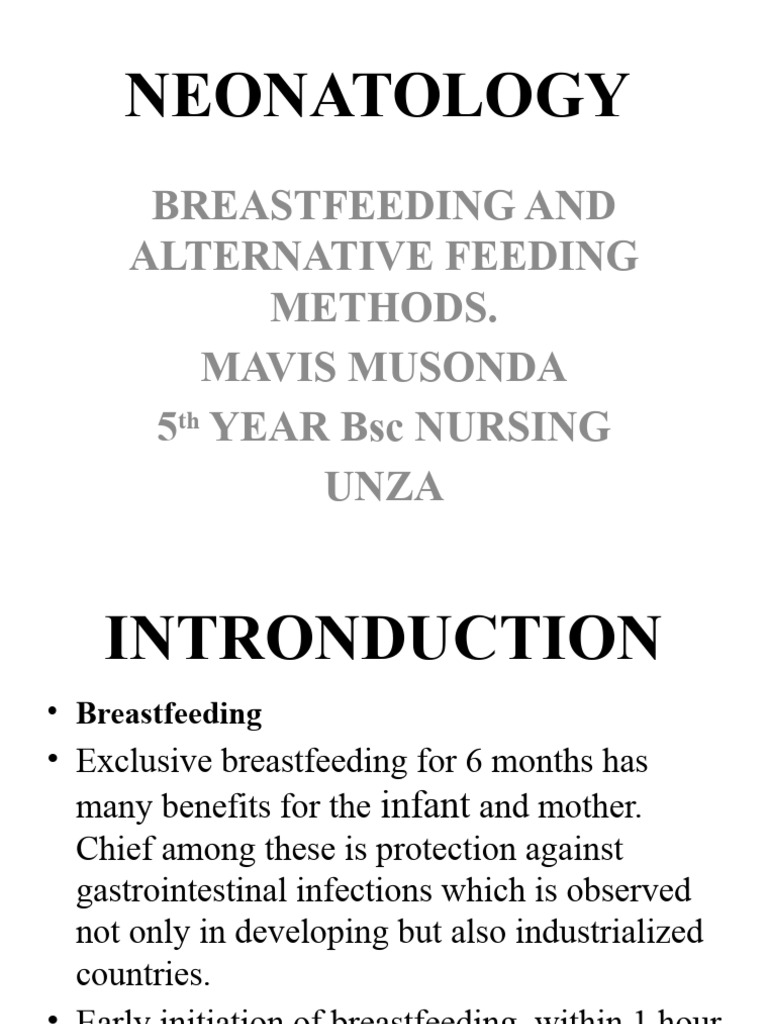 Breastfeeding and Alternative Feeding Method 2021 | PDF | Breastfeeding ...