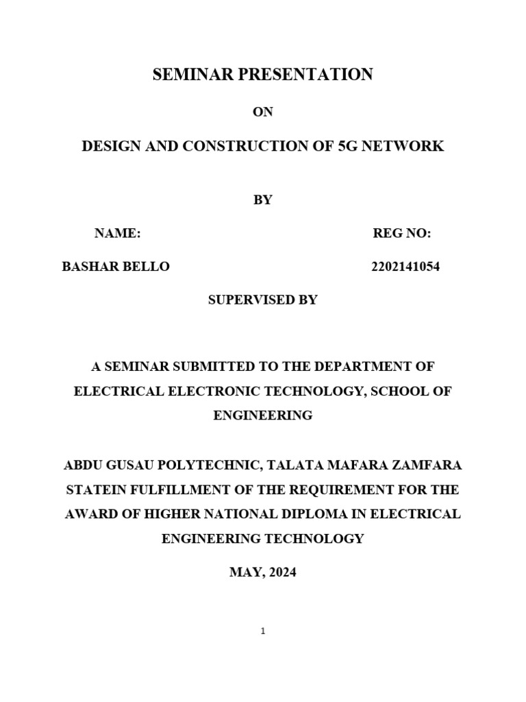 5G Network | Download Free PDF | Computer Network | Orthogonal Frequency Division Multiplexing