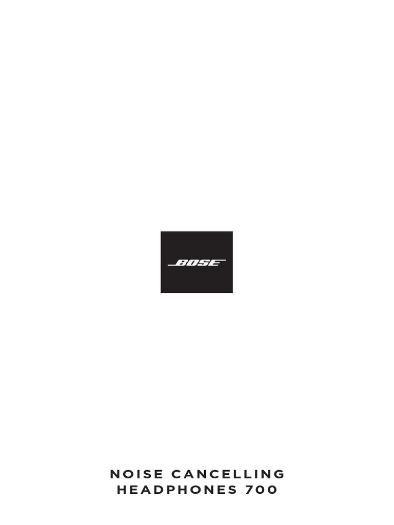 Bose 700 | PDF