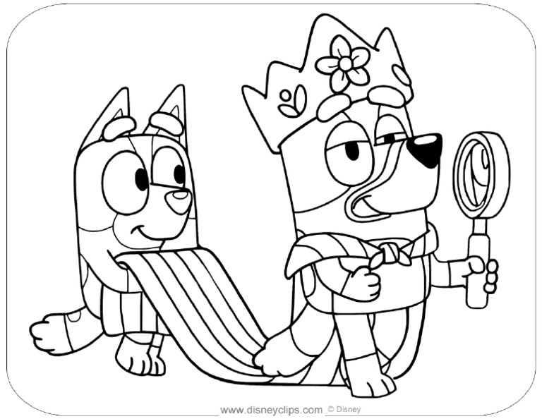 Bluey Bingo Coloring2 | PDF