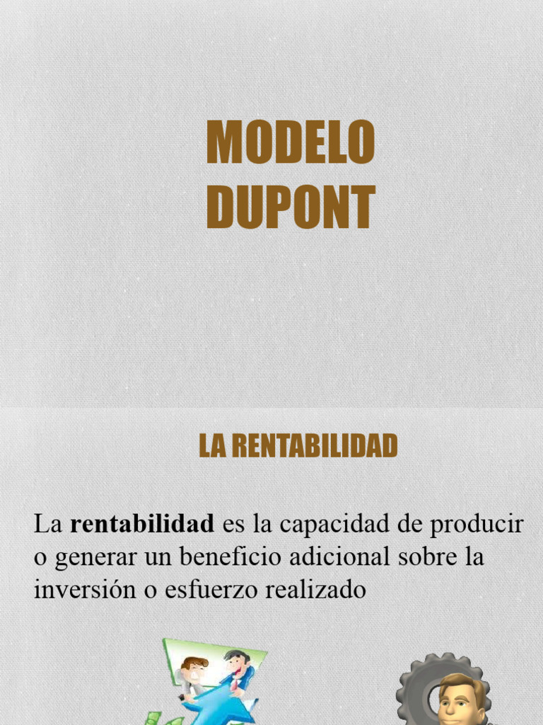 Sistema Dupont | Descargar gratis PDF | Rentabilidad sobre recursos propios | Retorno de la ...