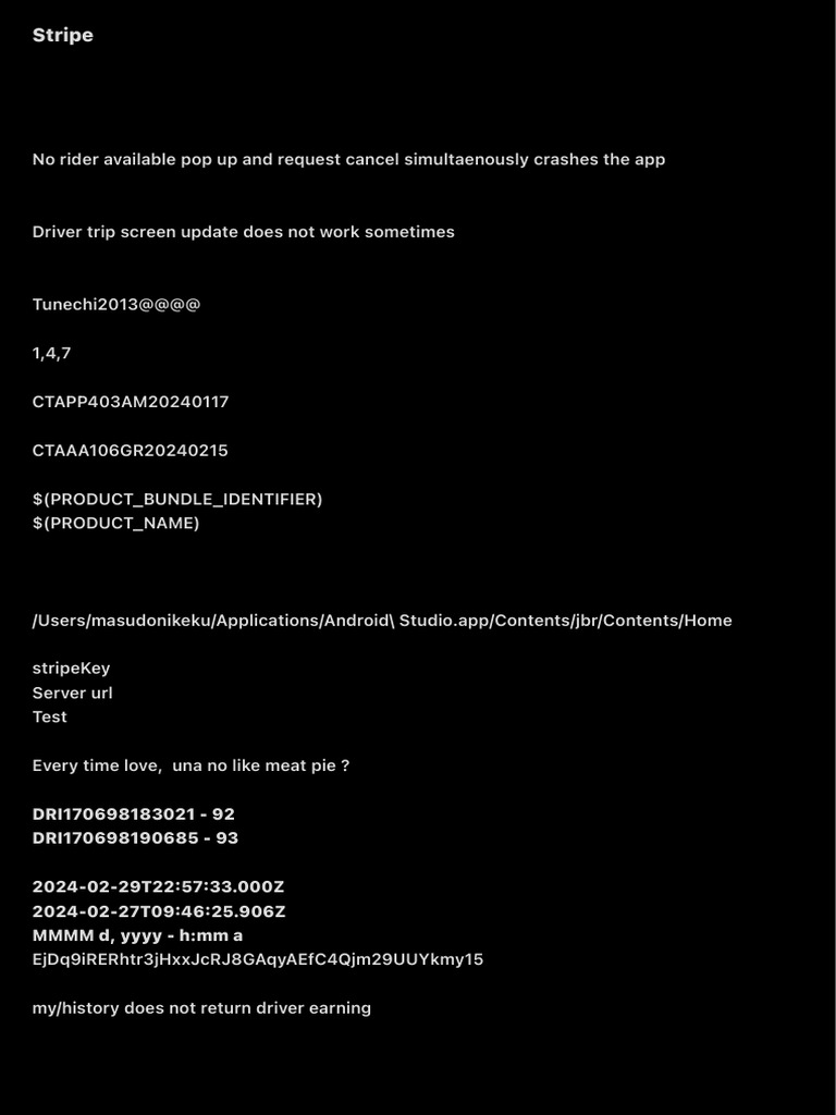 Stripe | PDF | Mobile App | System Software