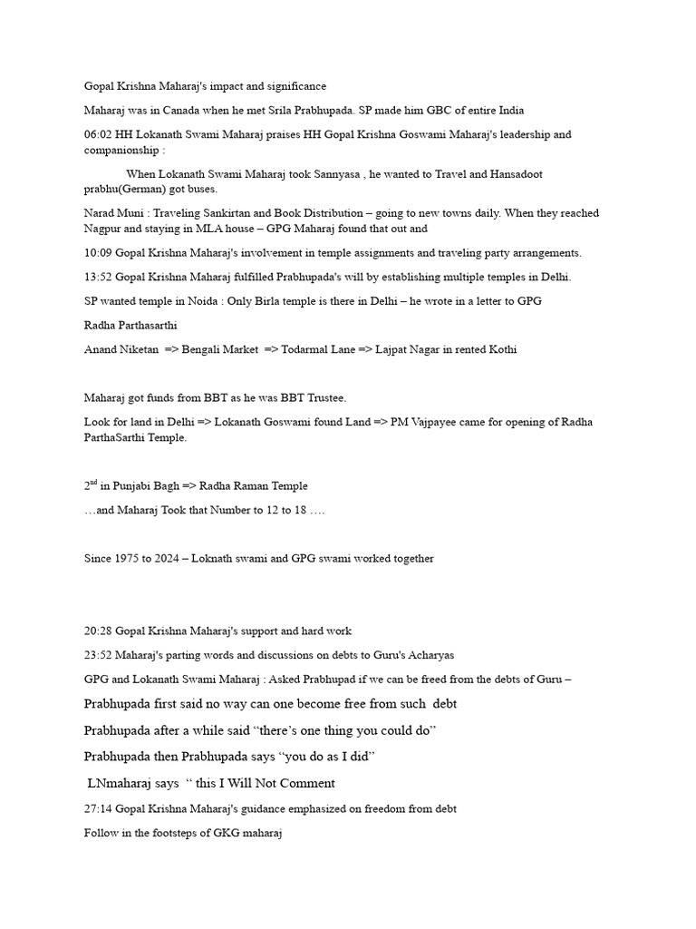 Gopal Krishna Goswami Maharaj | PDF | Mercy | Compassion