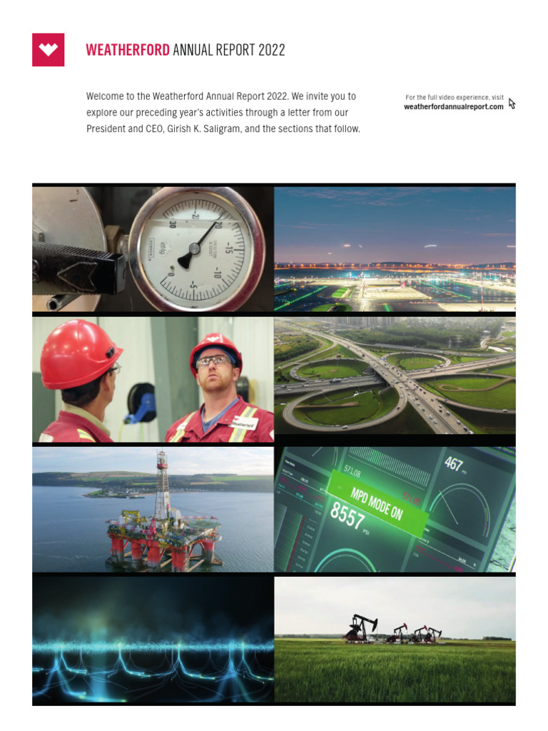 2022 Weatherford Annual Report | PDF | Innovation | Oil Well